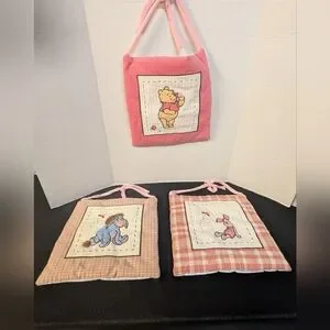 Disney | Wall Decor | Classic Winnie The Pooh 3 Square Plush Nursery ...